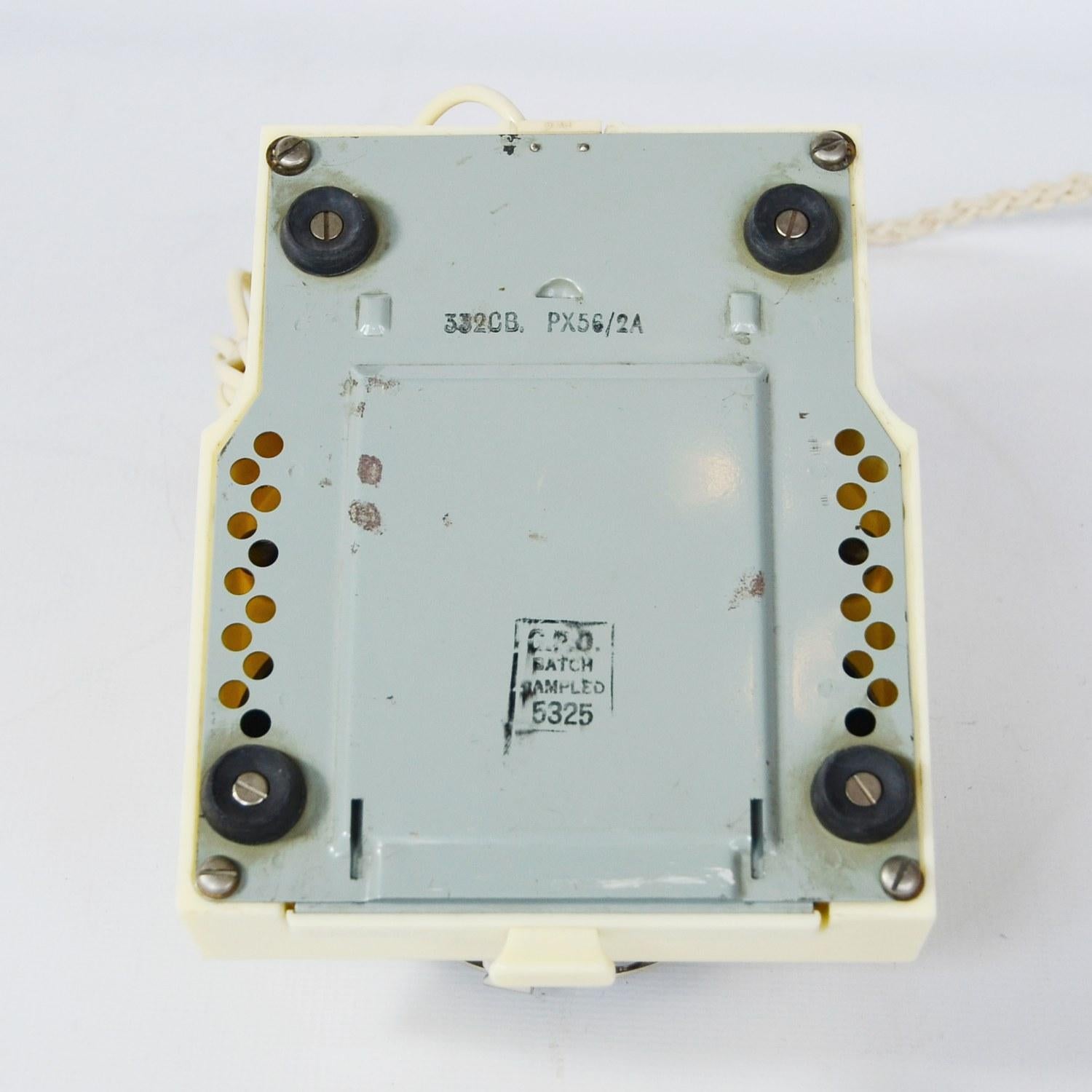 Original GPO Model 332L Ivory Bakelite Telephone Full Working Order For ...