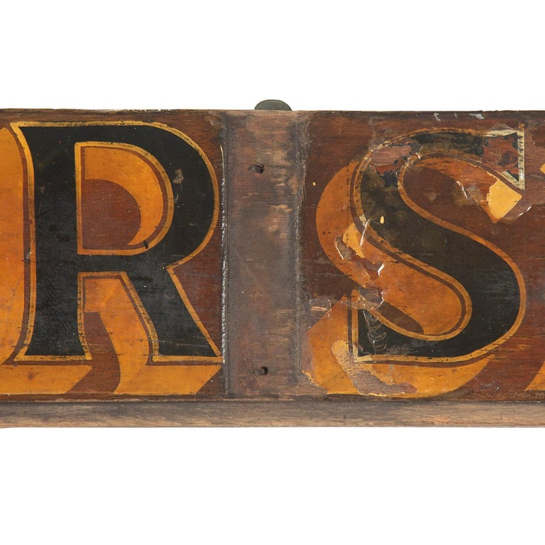 Original Horse Carousel Sign at 1stDibs