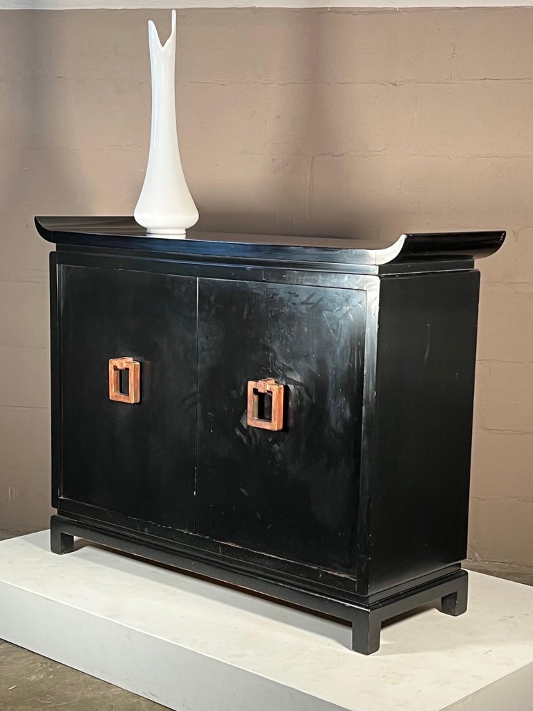 Original James Mont Cabinet in Asian Style For Sale at 1stDibs