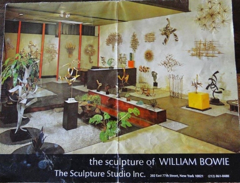 Original Wall Mounted Sculpture by William Bowie circa 1960 Titled ...