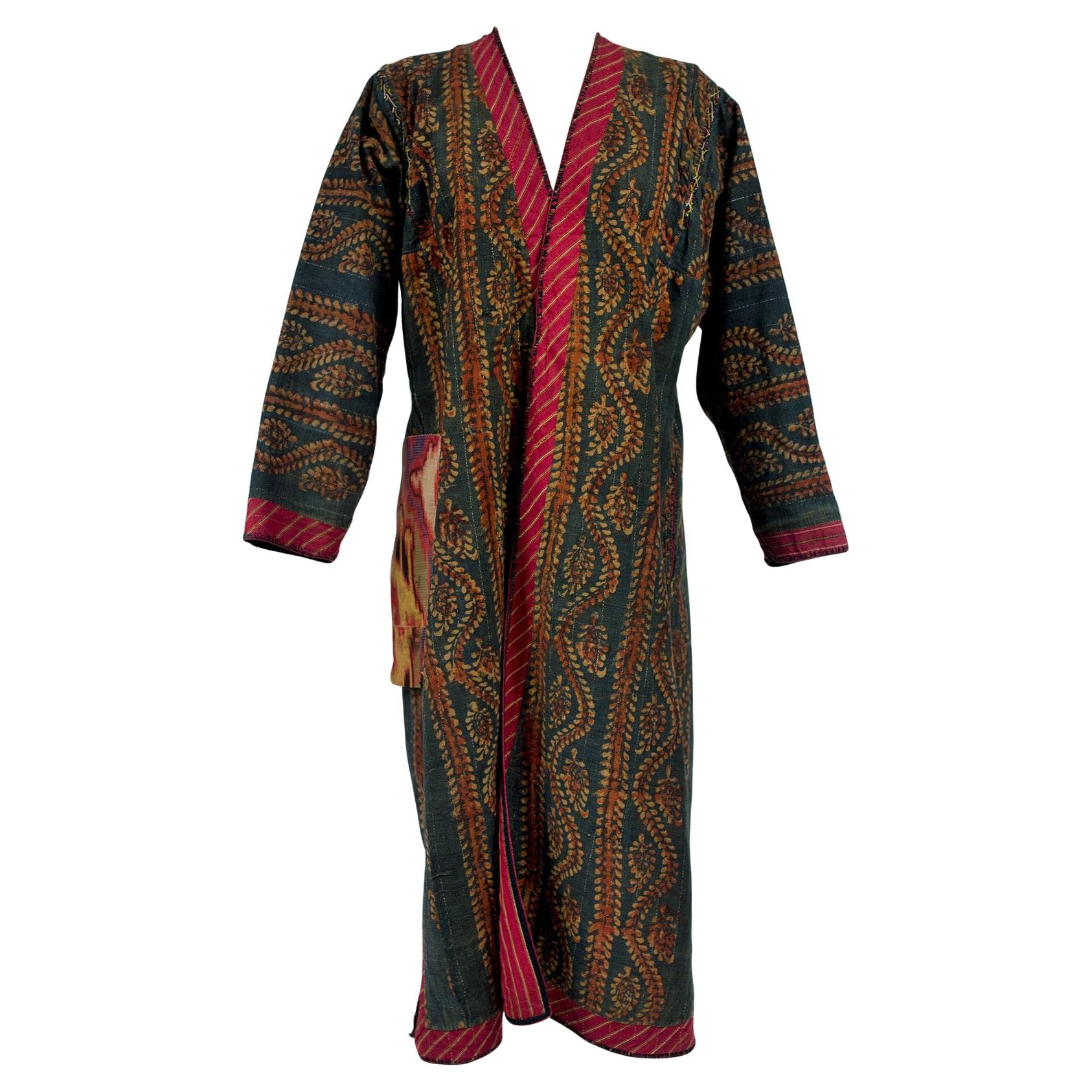 A French Edwardian Couture Evening Silk Cape with Medici Collar circa ...
