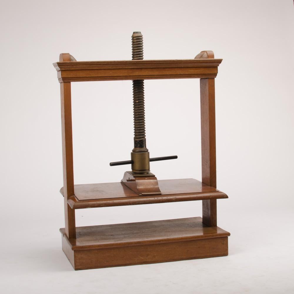 Oversized nineteenth century Antique Book Press, Mahogany and Oak For ...