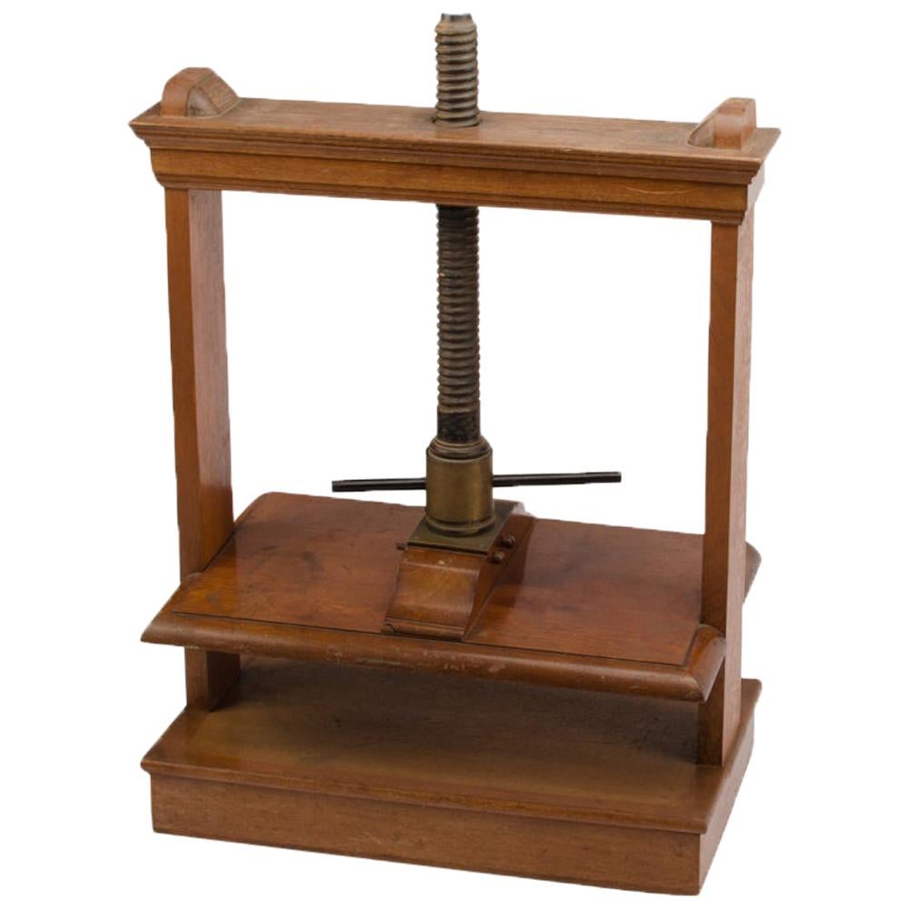 Early 18th Century Dutch Oak Book Press at 1stDibs