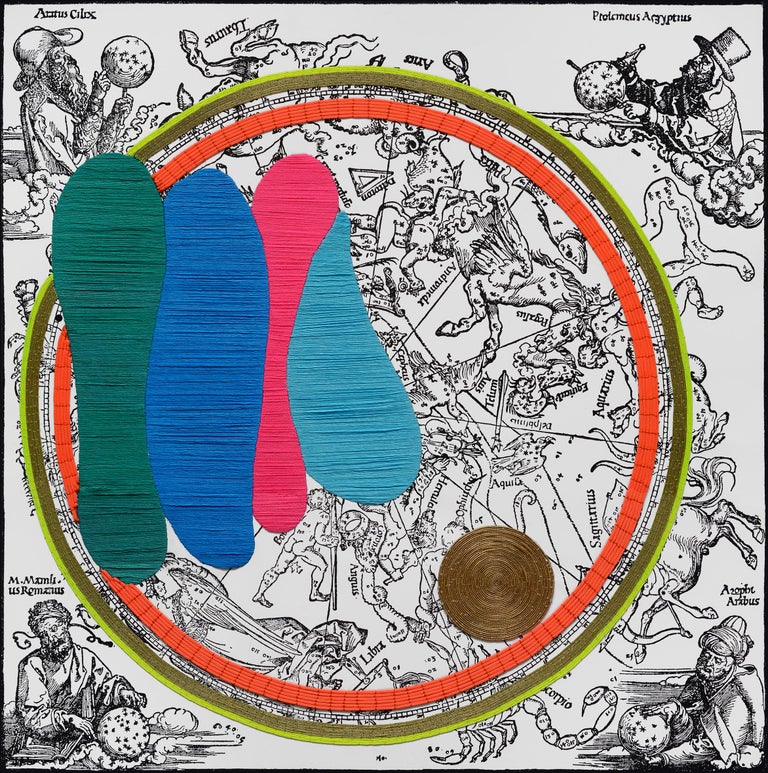 Ana Seggiaro - Untitled, Hand Embroidery on printed cloth. From the ...
