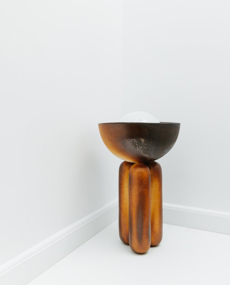 Anagama Half Sphere Lamp by Lisa Allegra For Sale at 1stDibs