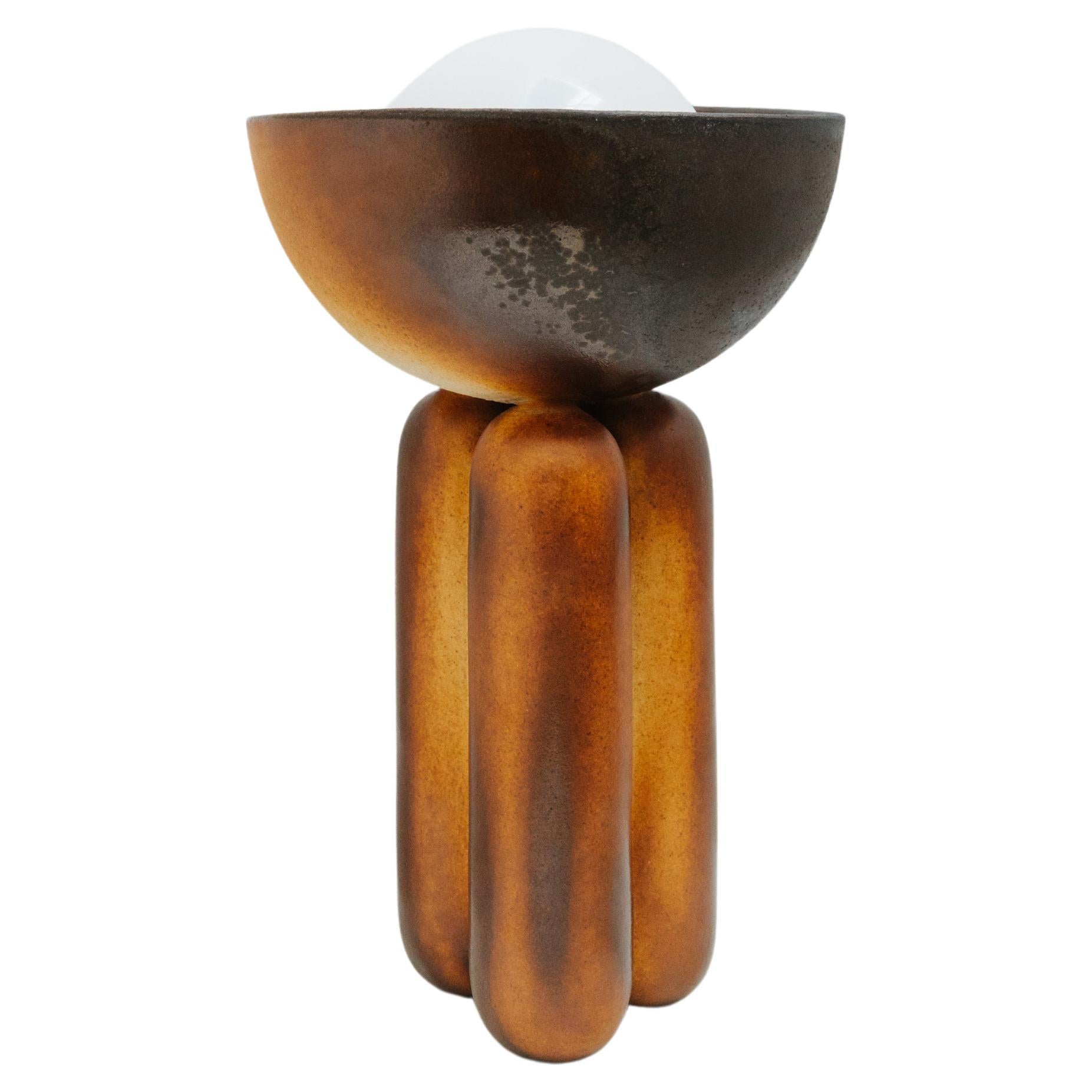 Black Small Half Sphere Lamp by Lisa Allegra For Sale at 1stDibs