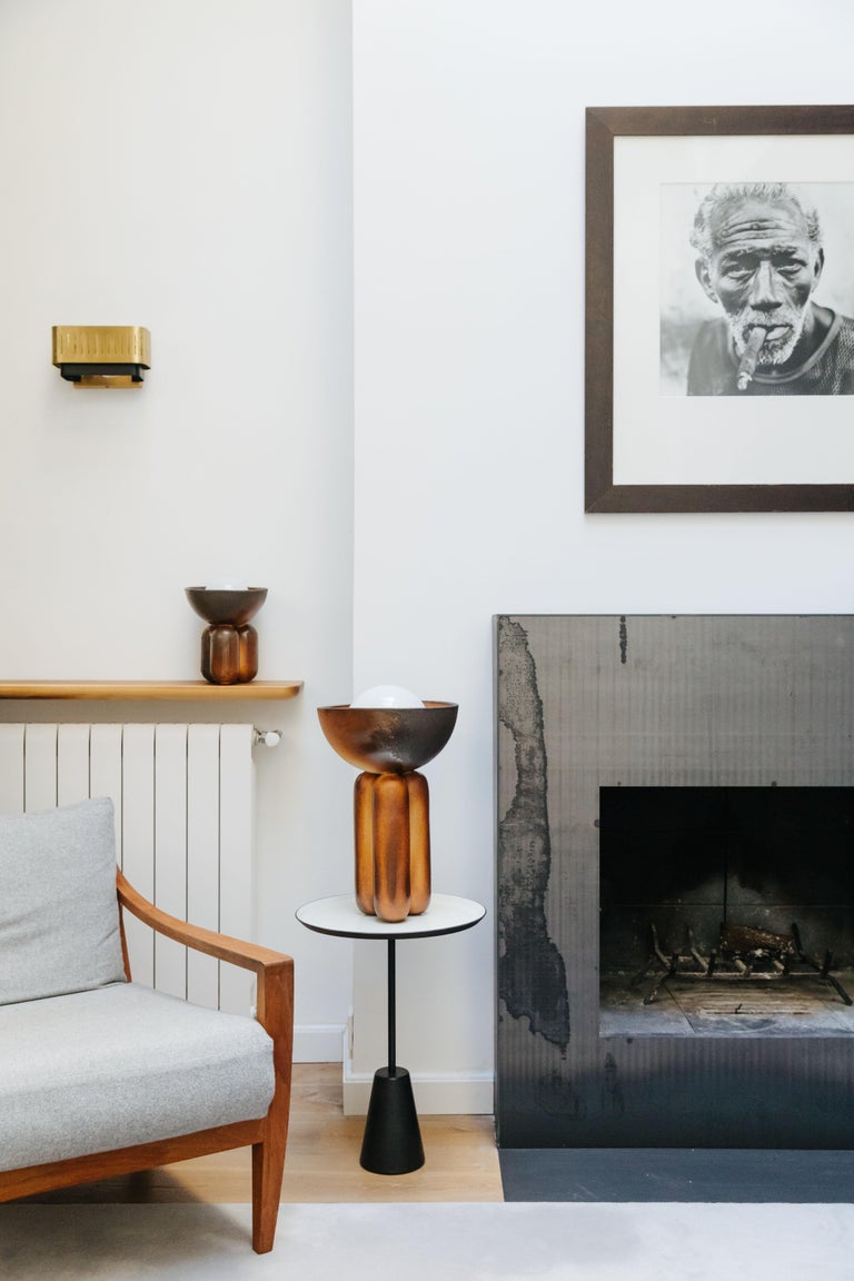 Anagama Small Half Sphere Lamp by Lisa Allegra For Sale at 1stDibs