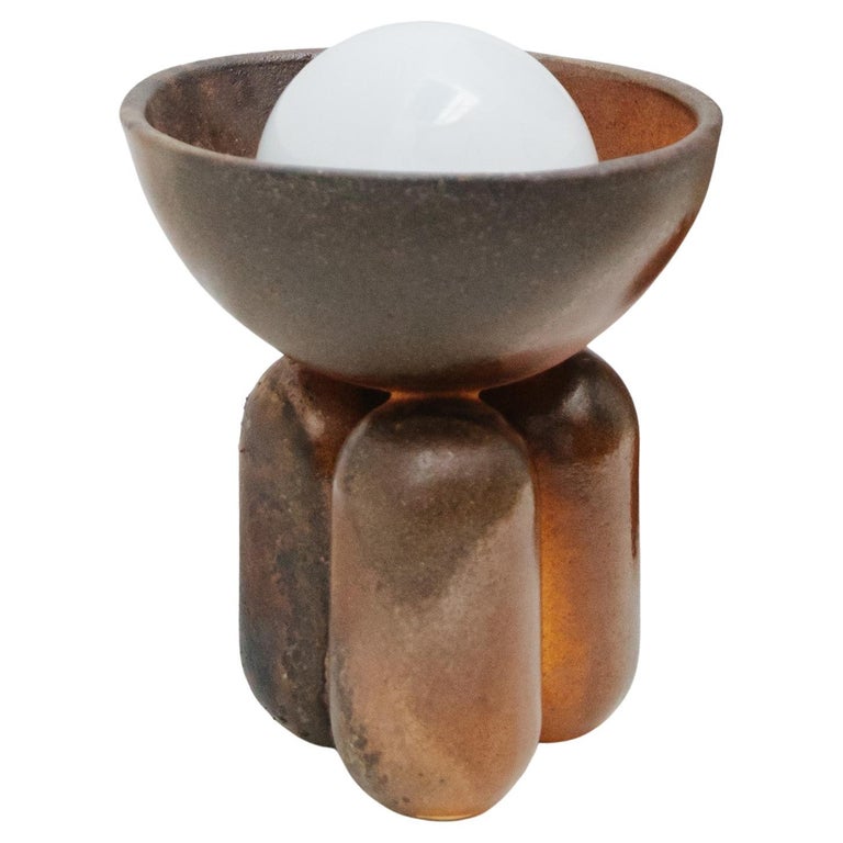 Anagama Small Half Sphere Lamp by Lisa Allegra For Sale at 1stDibs
