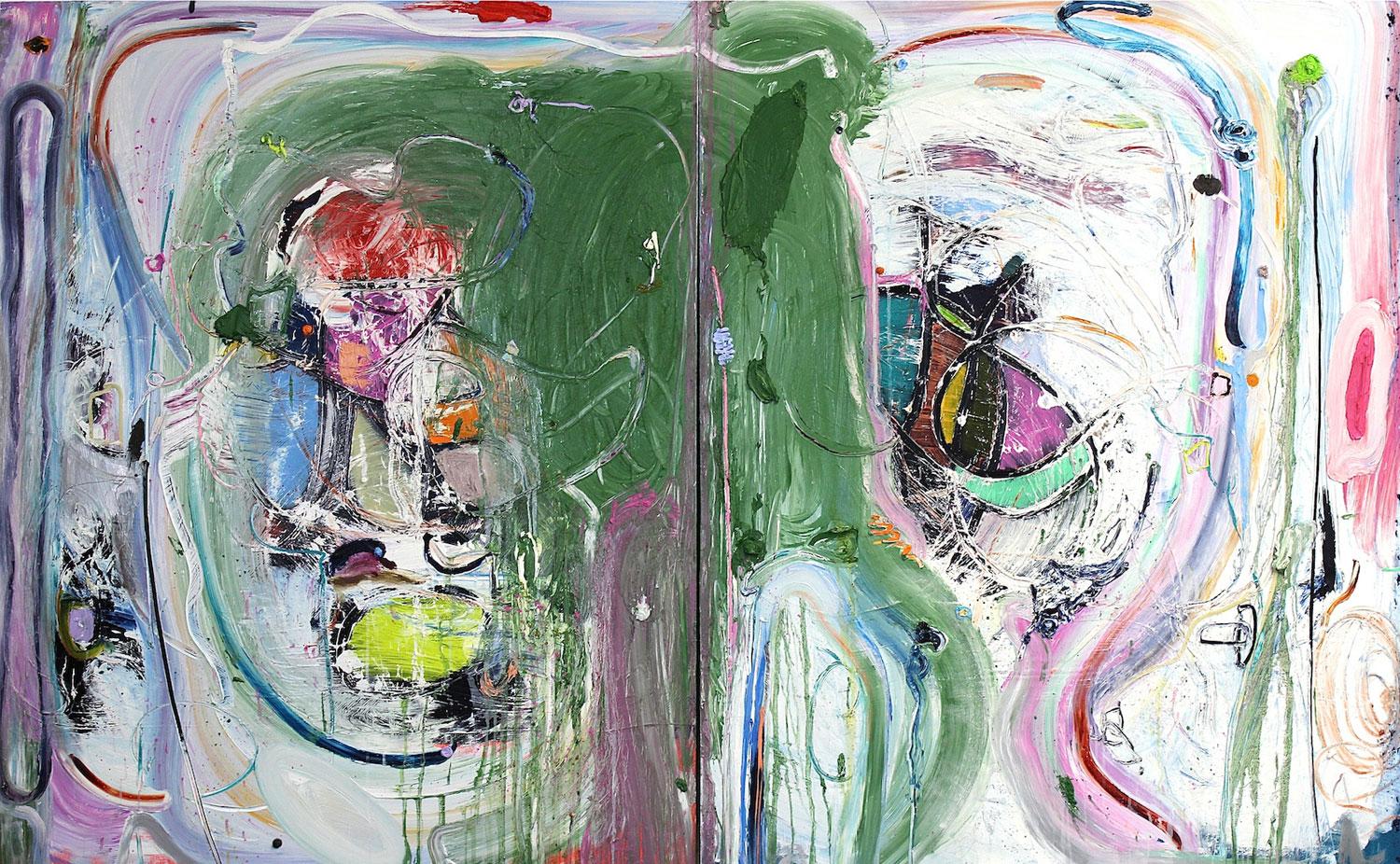 Anand Jaggernauth - Two Scribbles (diptych) For Sale at 1stDibs | anand ...