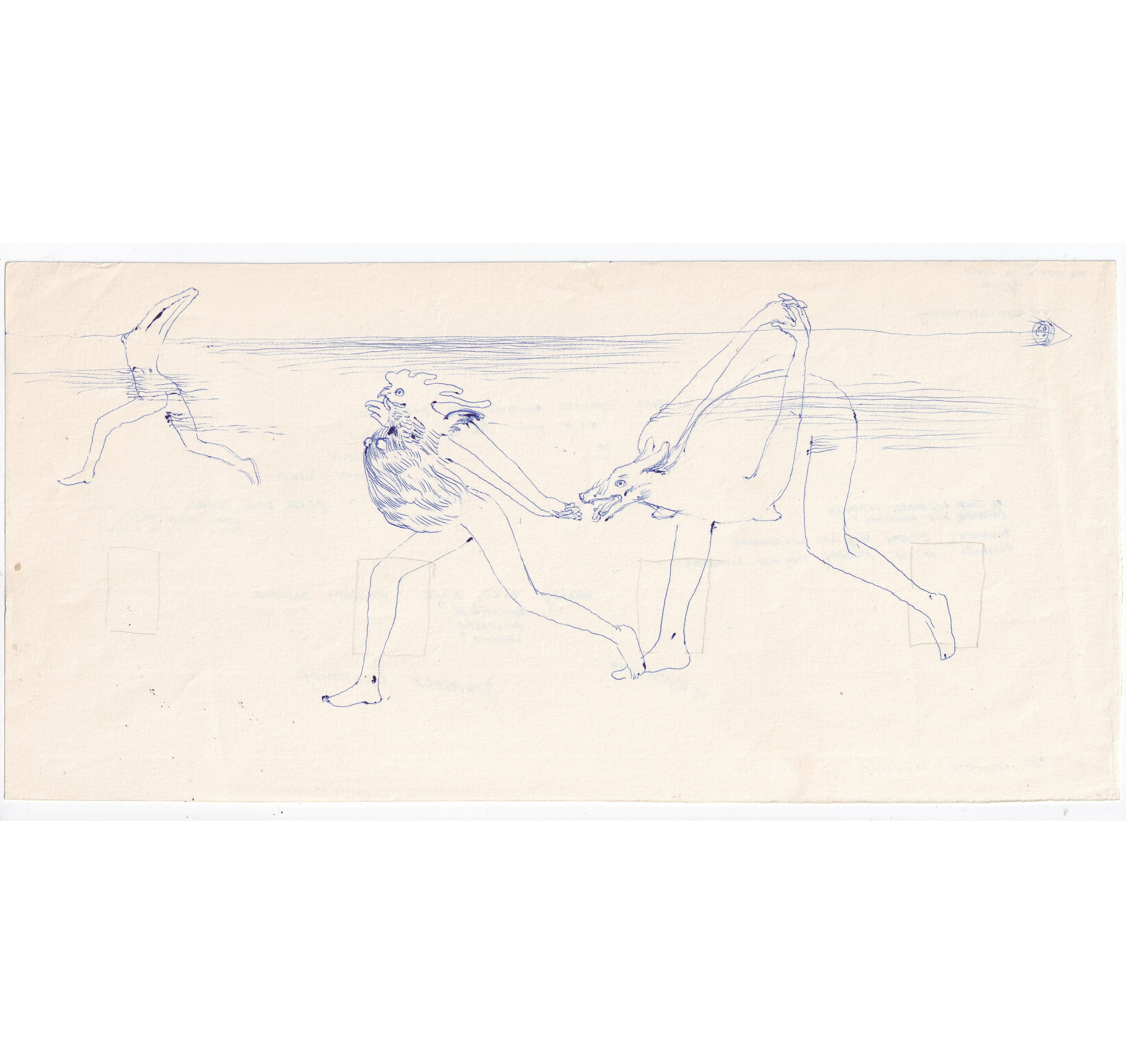 Ernest Rouart - The Sparrow - Original Pencil Drawing by Ernest Rouart ...