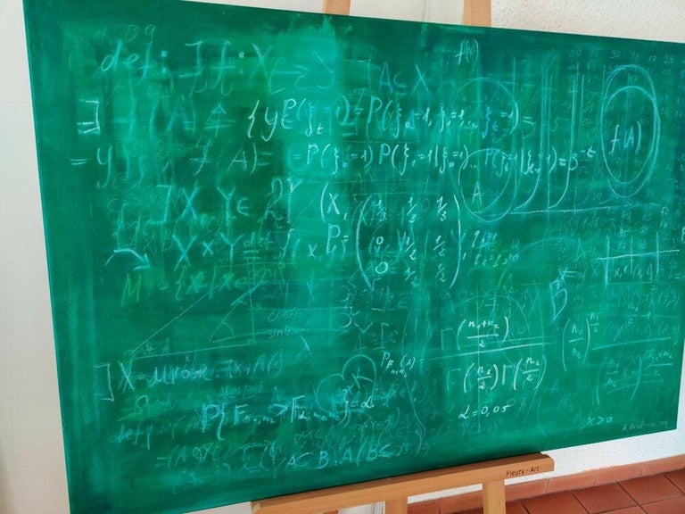 Anastasia Vasilyeva - Old Schoolboard with memories For Sale at 1stDibs