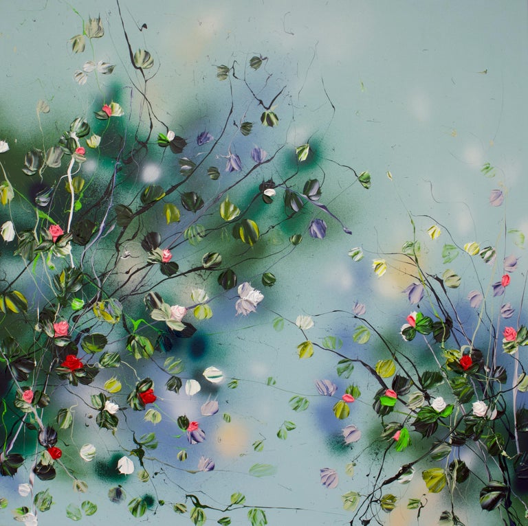 Anastassia Skopp - "A Quiet Morning" floral large painting For Sale at ...
