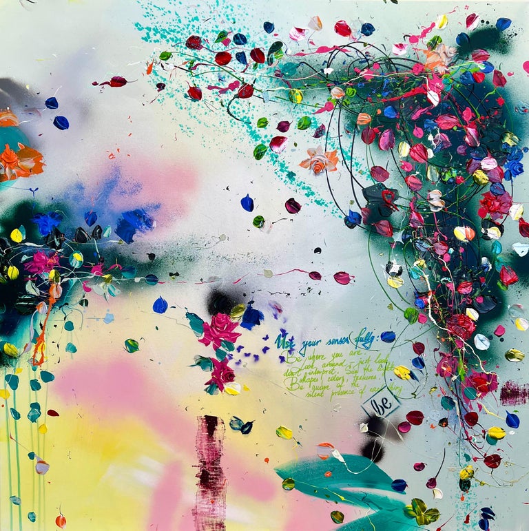 Anastassia Skopp - "Breeze Of Senses" floral large painting For Sale at ...