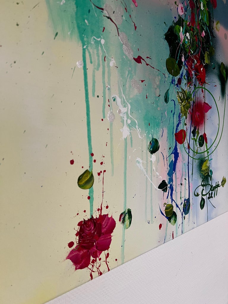 Anastassia Skopp - Floral large art "Awakening" For Sale at 1stDibs