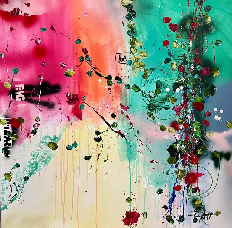 Anastassia Skopp - Floral large art "Awakening" For Sale at 1stDibs