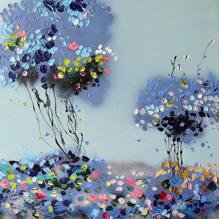 Anastassia Skopp - "If we are quiet" floral large painting For Sale at ...