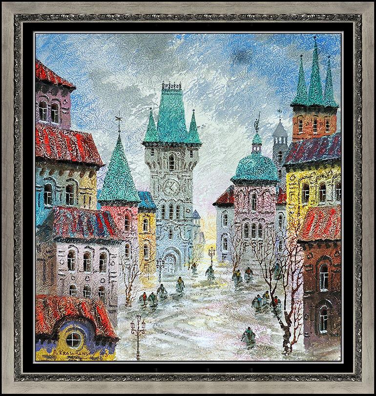 Anatole Krasnyansky - Anatole Krasnyansky Original Acrylic Painting ...