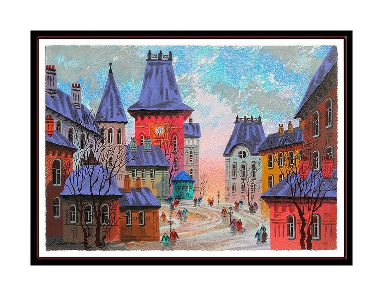 Anatole Krasnyansky - Anatole Krasnyansky Original Embossed Serigraph ...