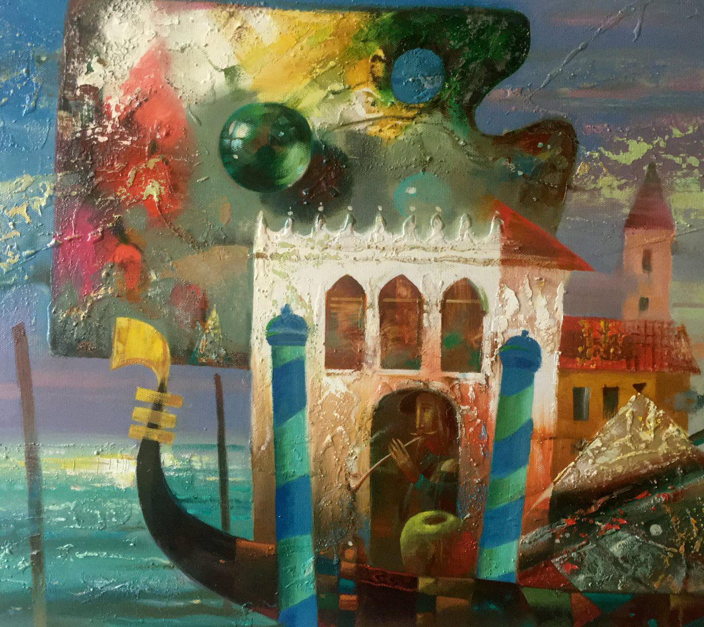 Anatoly Tarabanov - Composition, Original oil Painting, Ready to Hang ...