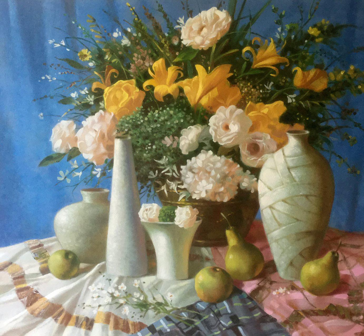 Fabric Still-life Paintings - 5,633 For Sale at 1stDibs
