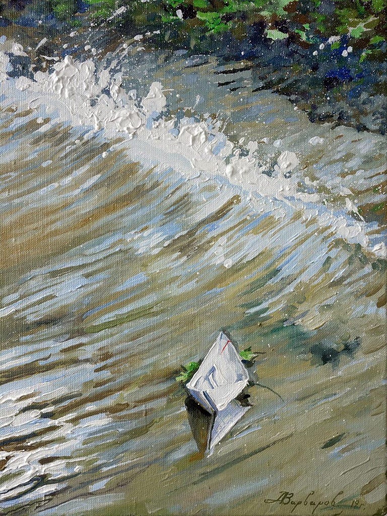 Anatoly Varvarov Viktorovich - Gravity, Original oil Painting, One of a ...
