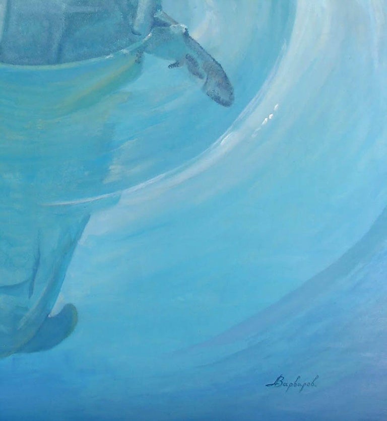Anatoly Varvarov Viktorovich - Hello, Original oil Painting, One of a ...