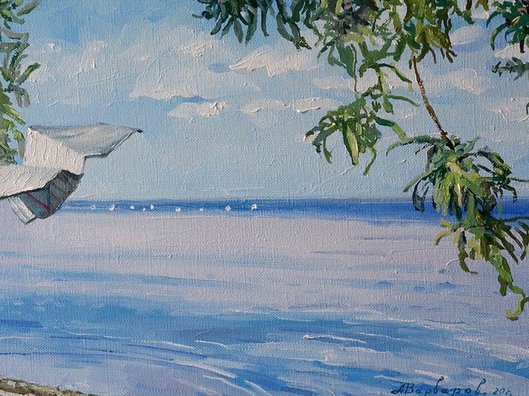 Anatoly Varvarov Viktorovich - Weekend by the Sea, Original oil ...