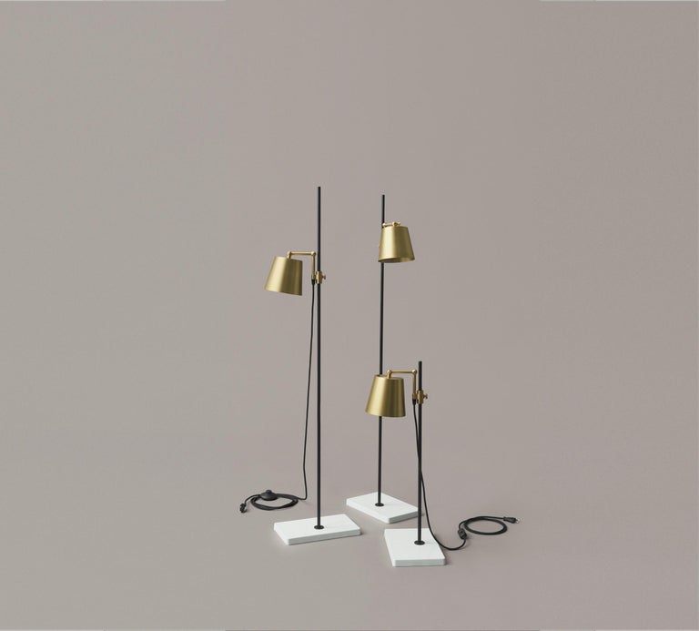 Anatomy Design 'Lab Light Table' Brass, Porcelain and Steel Lamp by ...