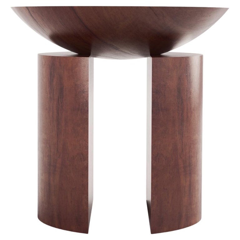 Anca Larga in Öl/Skulptur Beistelltisch/Hocker/Hartholz von Pedro Paulo ...