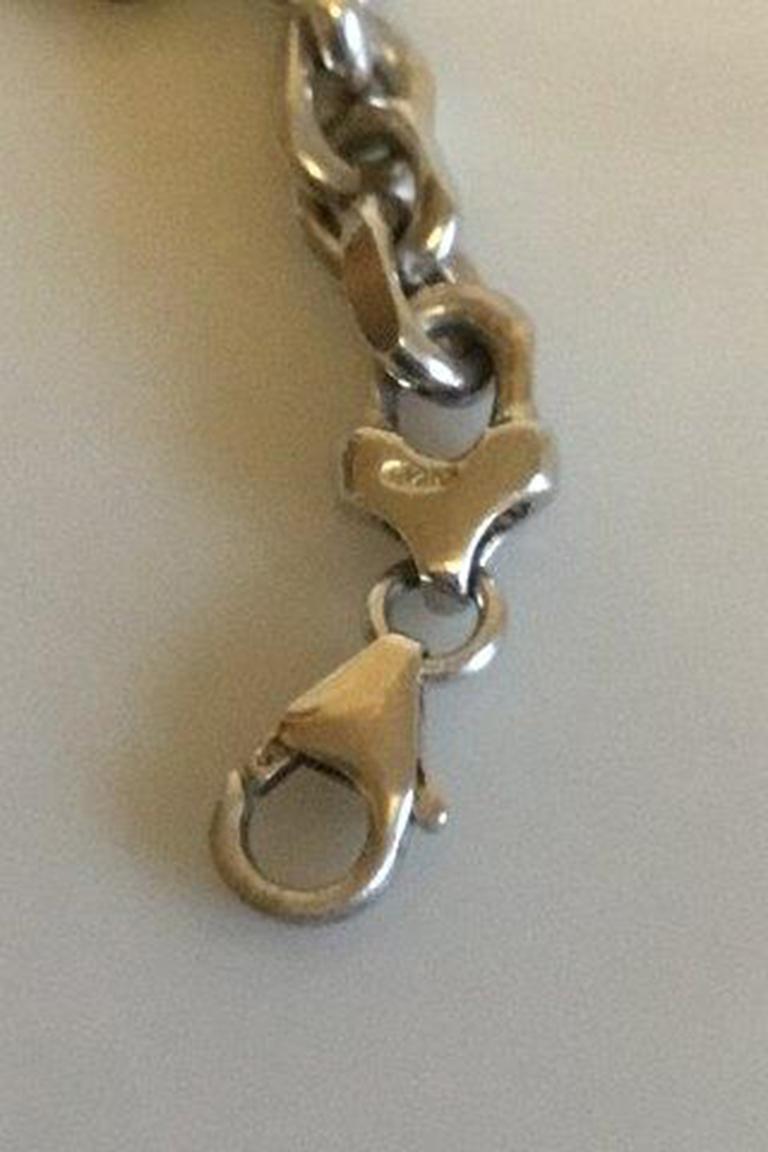 Anchor Chain in Sterling Silver, Stamped BNM For Sale at 1stDibs