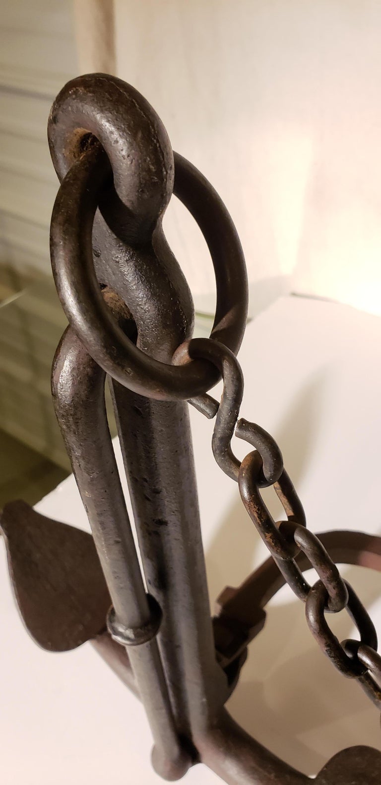 Anchor Form Nautical Andirons For Sale at 1stDibs | anchor andirons