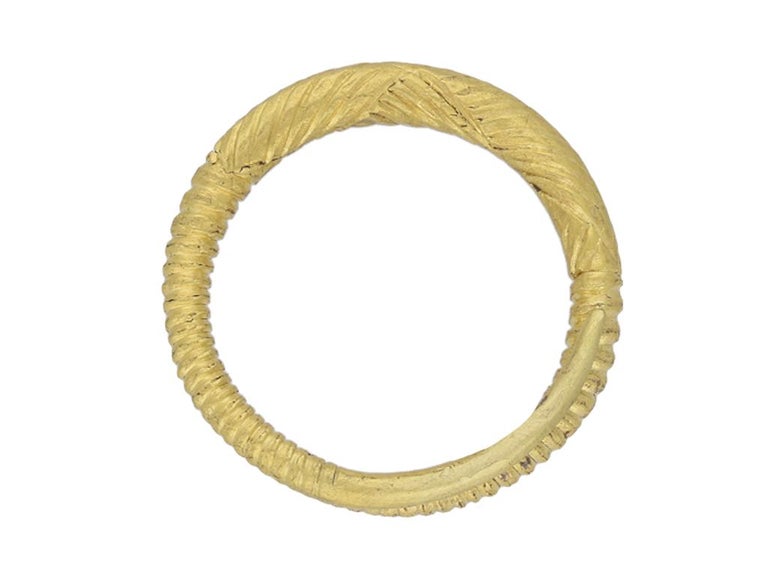 Ancient Celtic Patterned Ring, circa 1st Century BC, 1st Century AD For ...