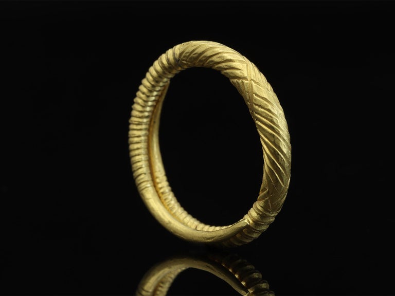 Ancient Celtic Patterned Ring, circa 1st Century BC, 1st Century AD For ...