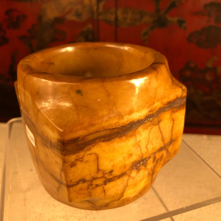 Ancient Chinese Heavenly Jade Tube Cong at 1stDibs