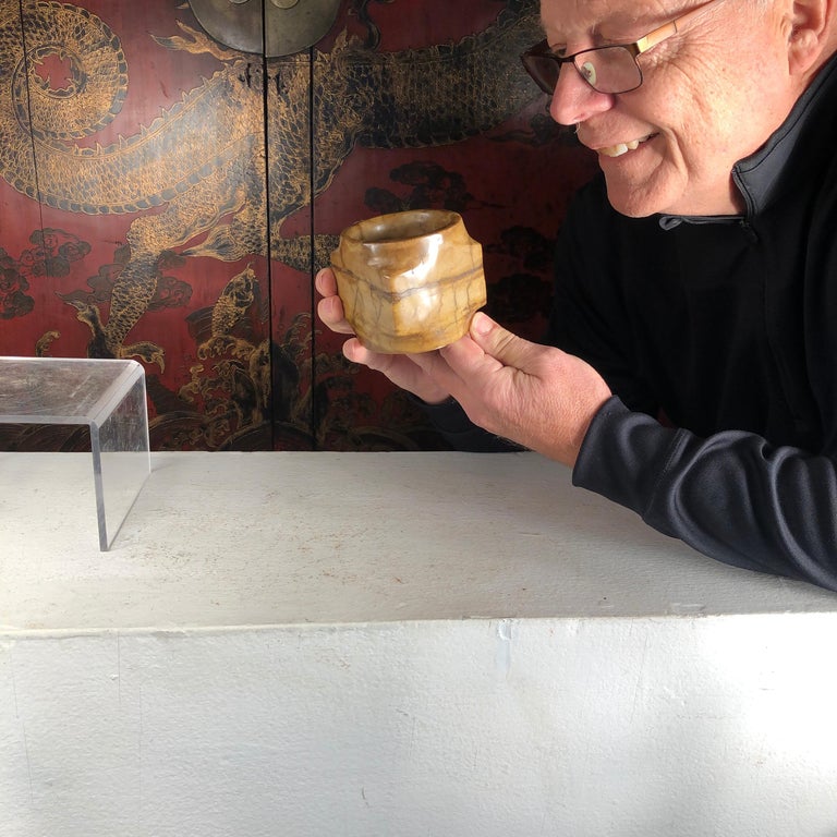 Ancient Chinese Heavenly Jade Tube Cong at 1stDibs