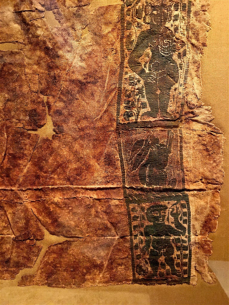 Ancient Coptic Textile with Classical Figures For Sale at 1stDibs