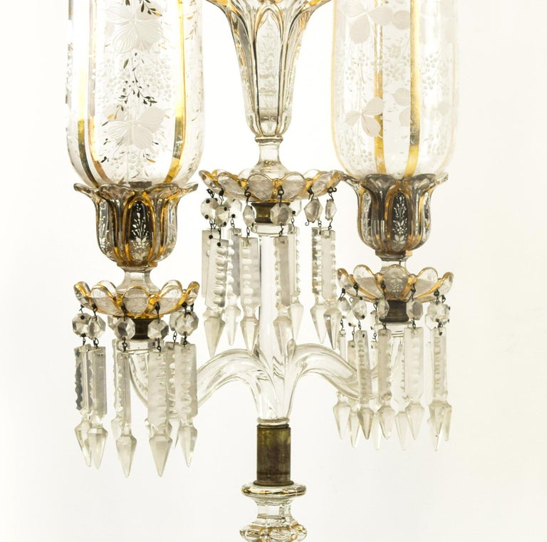 Ancient Crystal Candelabras in Baccarat Crystal, Italy, 19th Century ...