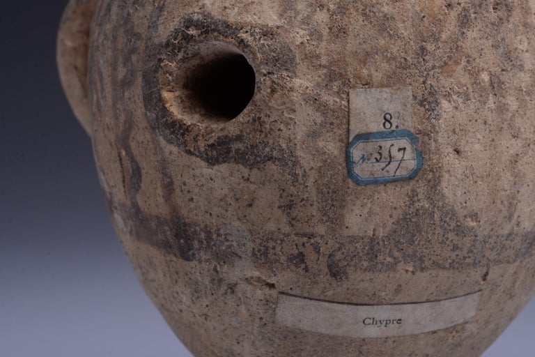 Ancient Cypriot Terracotta Vessel For Sale at 1stDibs