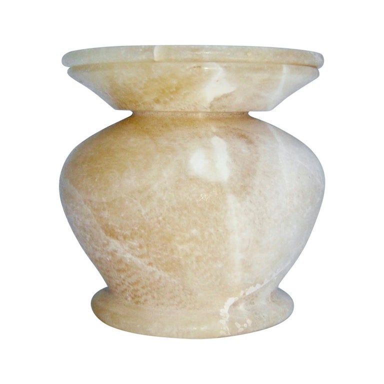 Ancient Egyptian, Dynasty XVIII, Alabaster Kohl Pot For Sale at 1stDibs