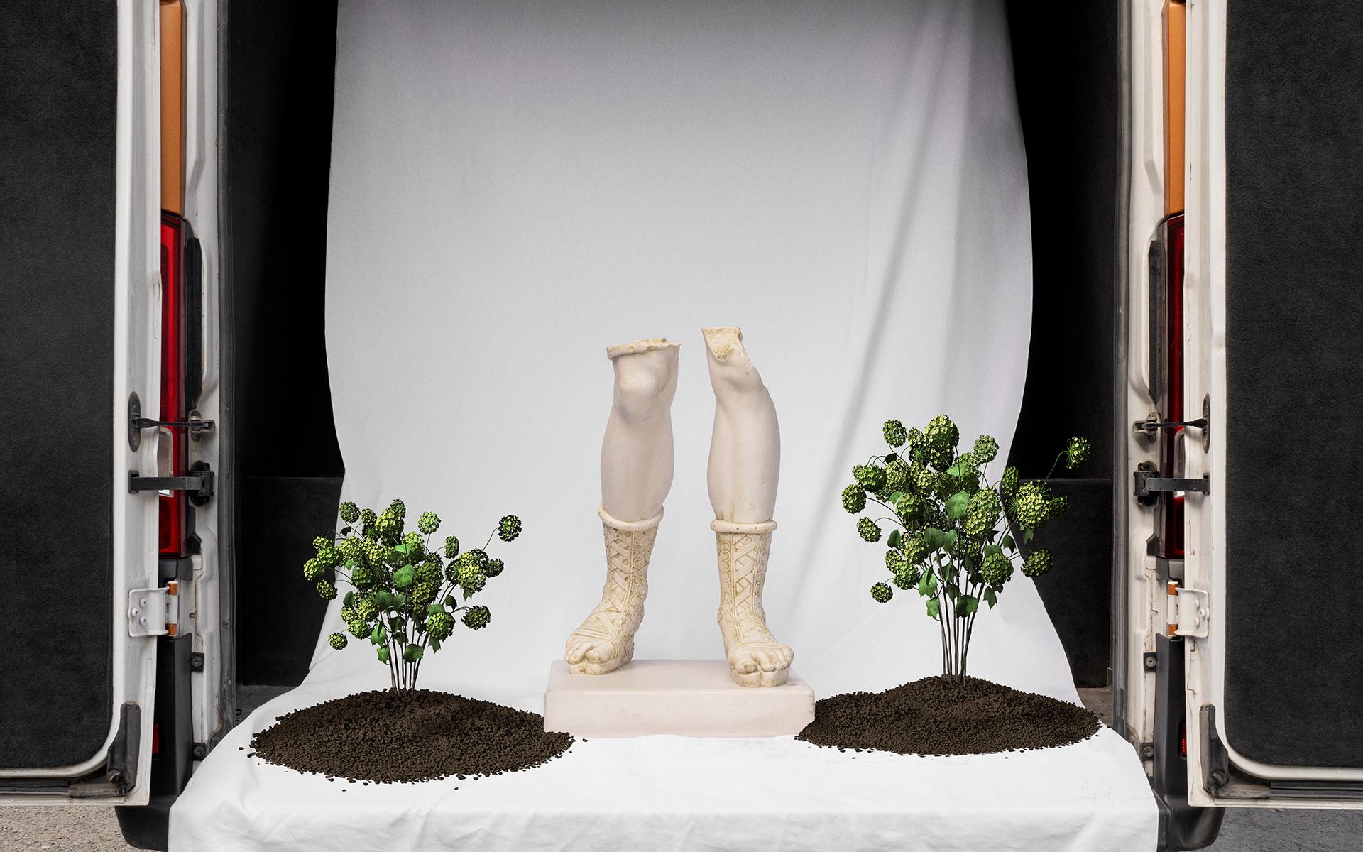 Ancient Feet Statue with Compressed Marble Powder 'Istanbul Museum' at ...
