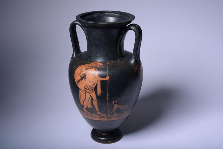 Ancient Greek Amphora of Odysseus and Argos For Sale at 1stDibs