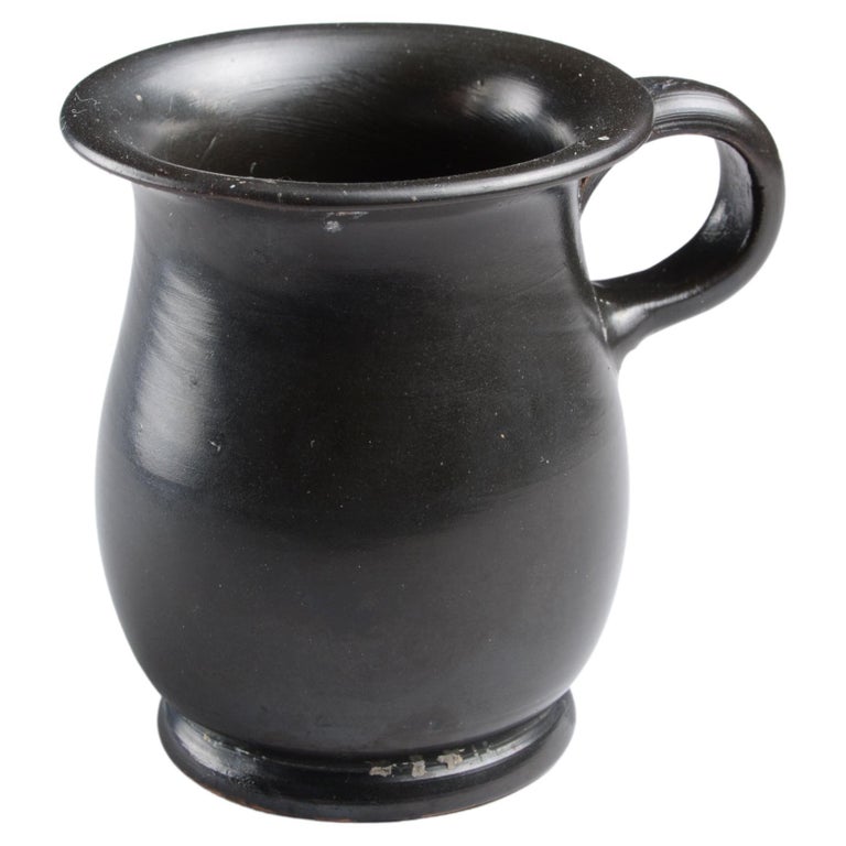 Ancient Greek Black Glaze Mug For Sale at 1stDibs