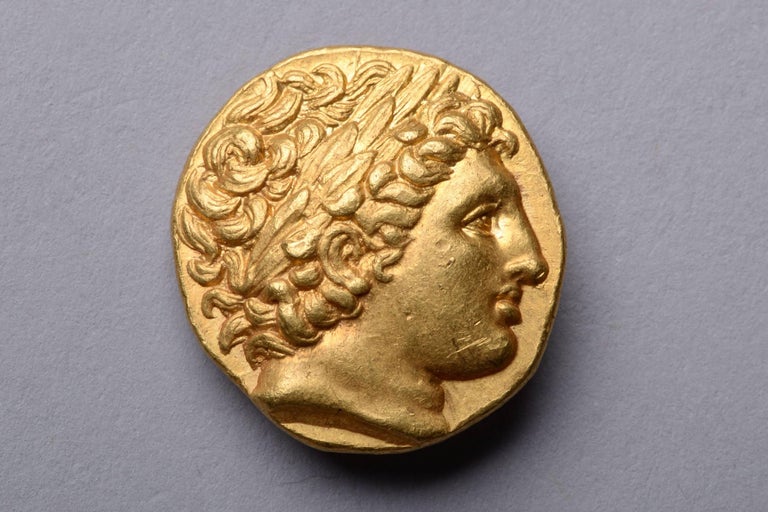 Ancient Greek Gold Stater Coin of King Philip II of Macedon, 323 BC at ...