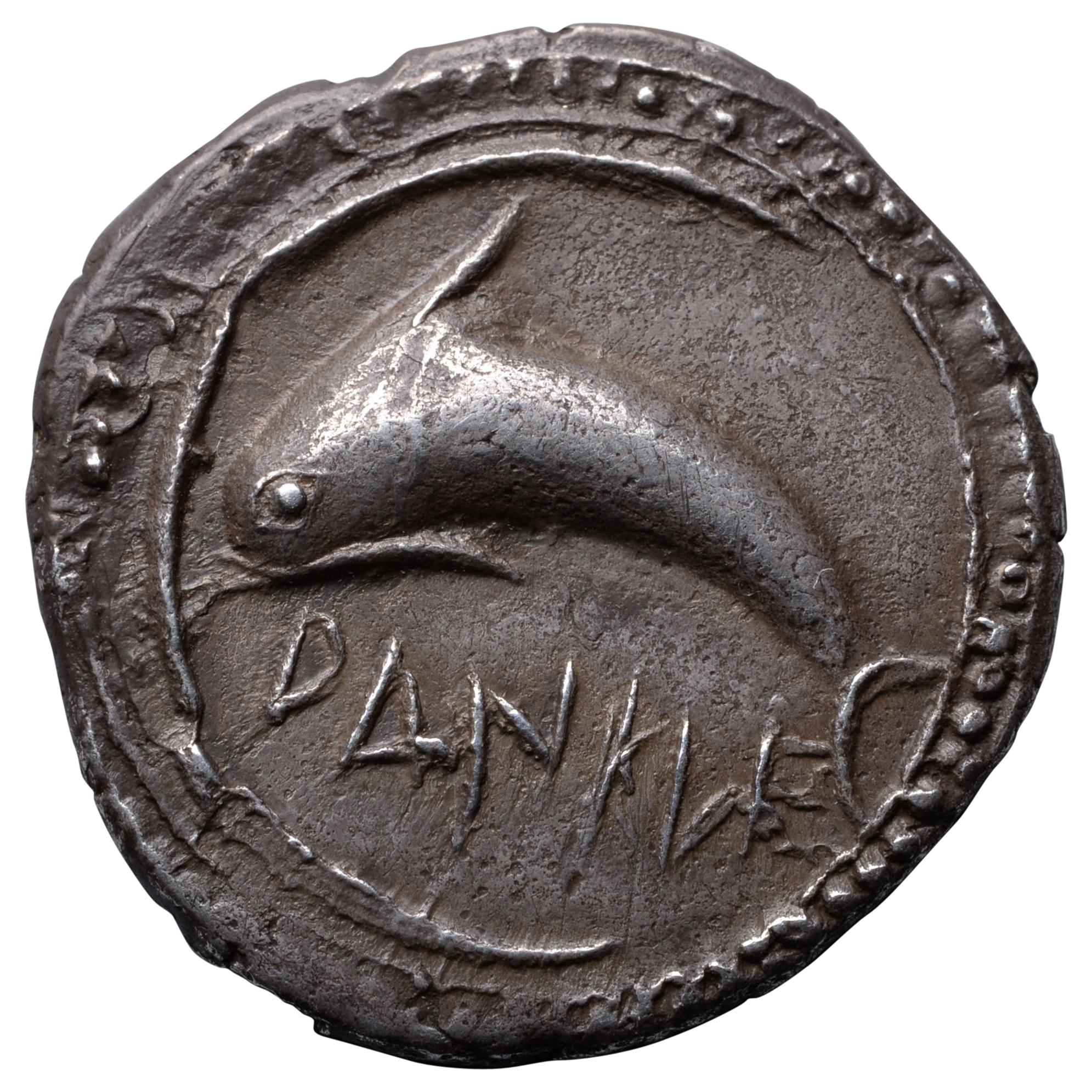 Ancient Greek Silver Crab and Eagle Coin from Akragas Sicily, 460 BC ...