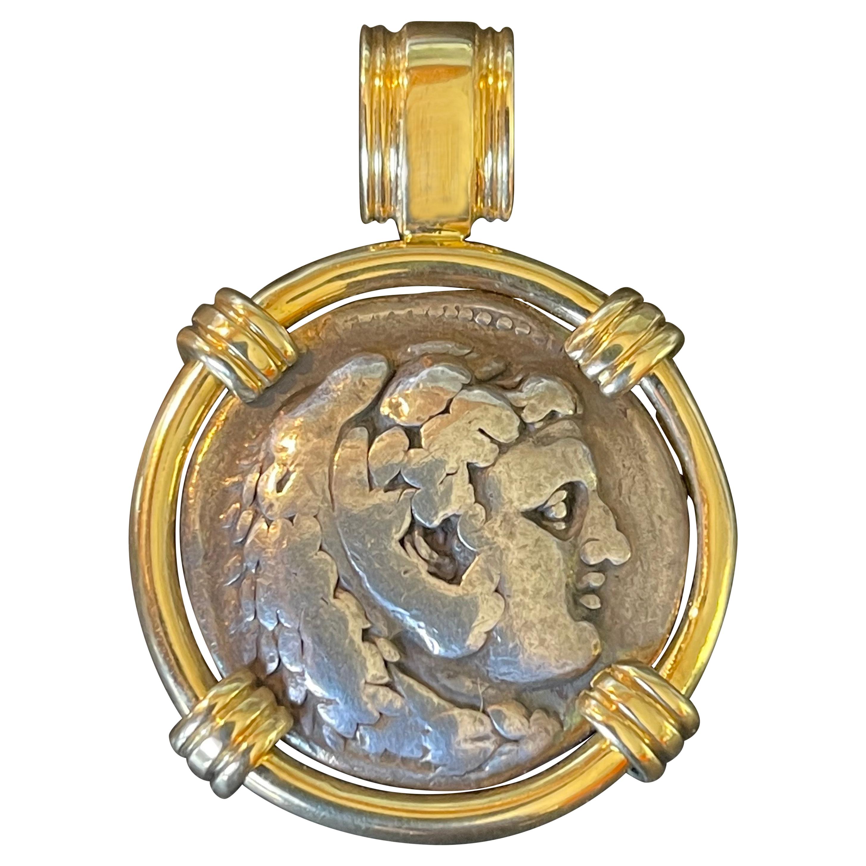 Ancient Greek Gold Coin of King Alexander the Great, 323 BC at 1stDibs