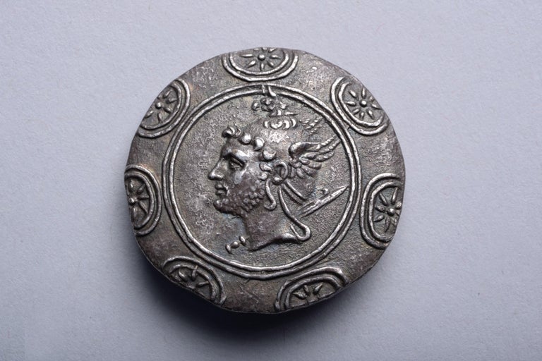 Ancient Greek Silver Tetradrachm Coin of King Philip V, 188 BC at 1stDibs