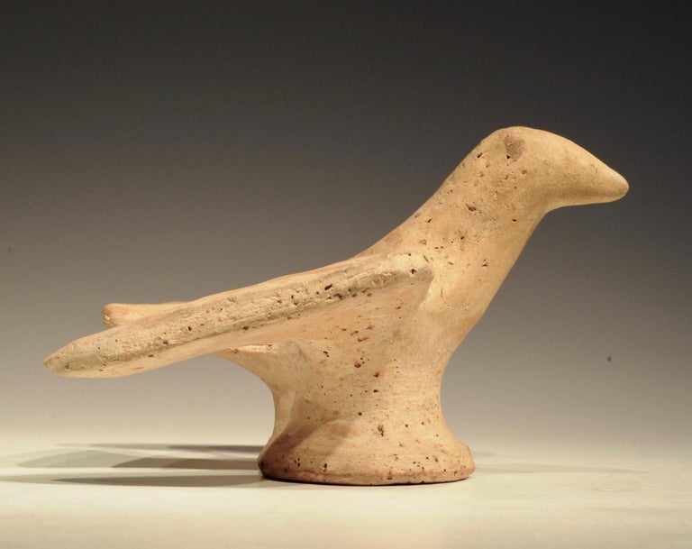 Ancient Greek Terracotta Sculpture of a Pigeon at 1stDibs
