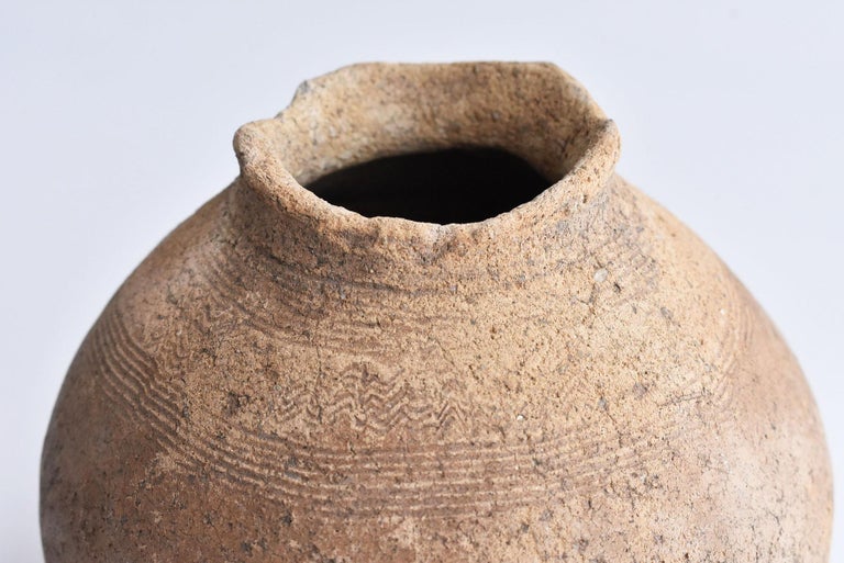 Ancient Japanese Jar / "Yayoi Pottery" / Antique Small Jar/1st to 3rd ...