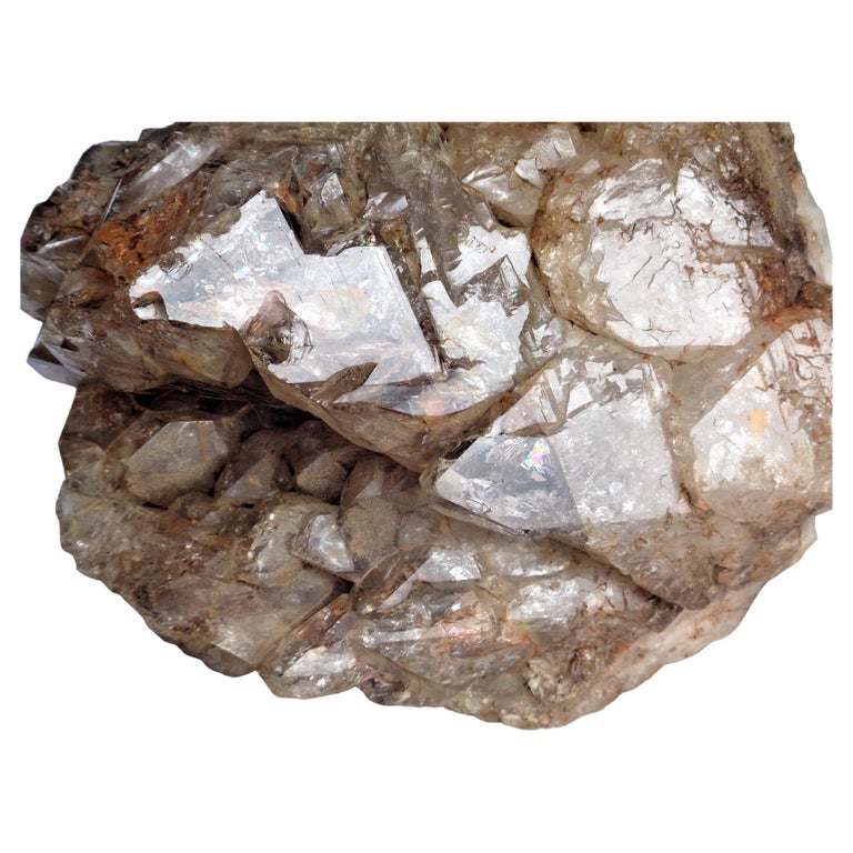 Ancient Large Quartz Crystal Cluster Specimen at 1stDibs