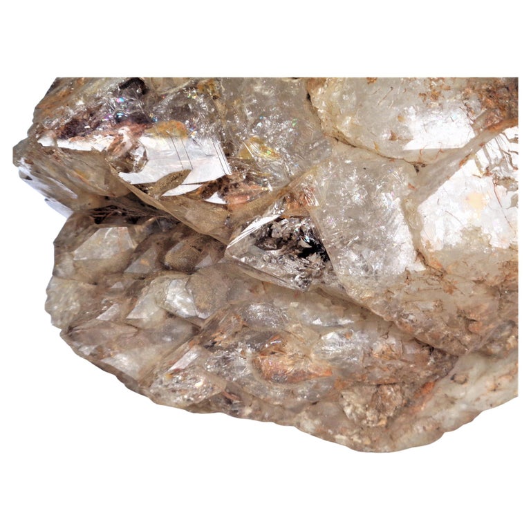 Ancient Large Quartz Crystal Cluster Specimen at 1stDibs